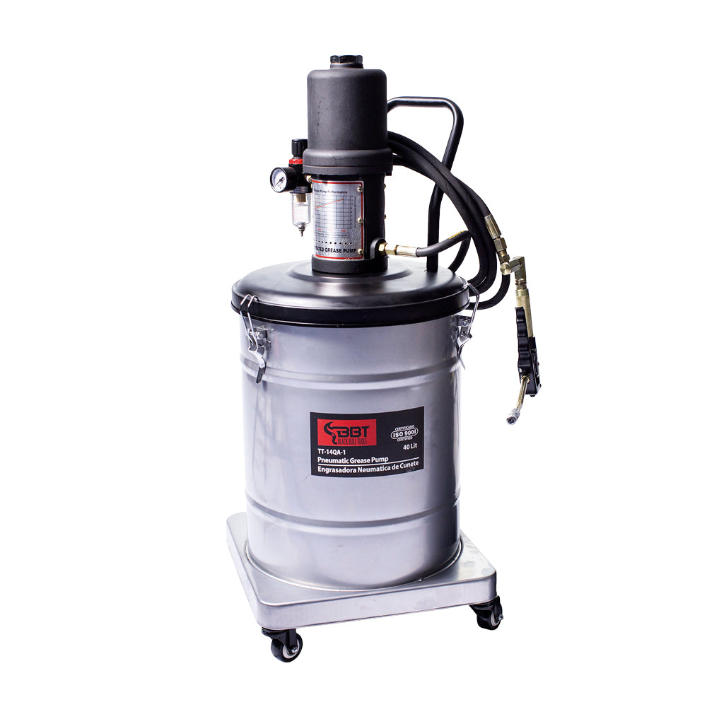Engrasadora neumática de 40 litros, BBT, TT-14Q
